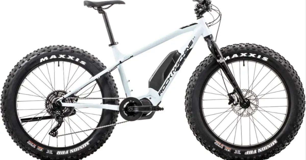 Rock Machine Vyöry e50 fatbike e-bike Gloss White/Black | Koloshop