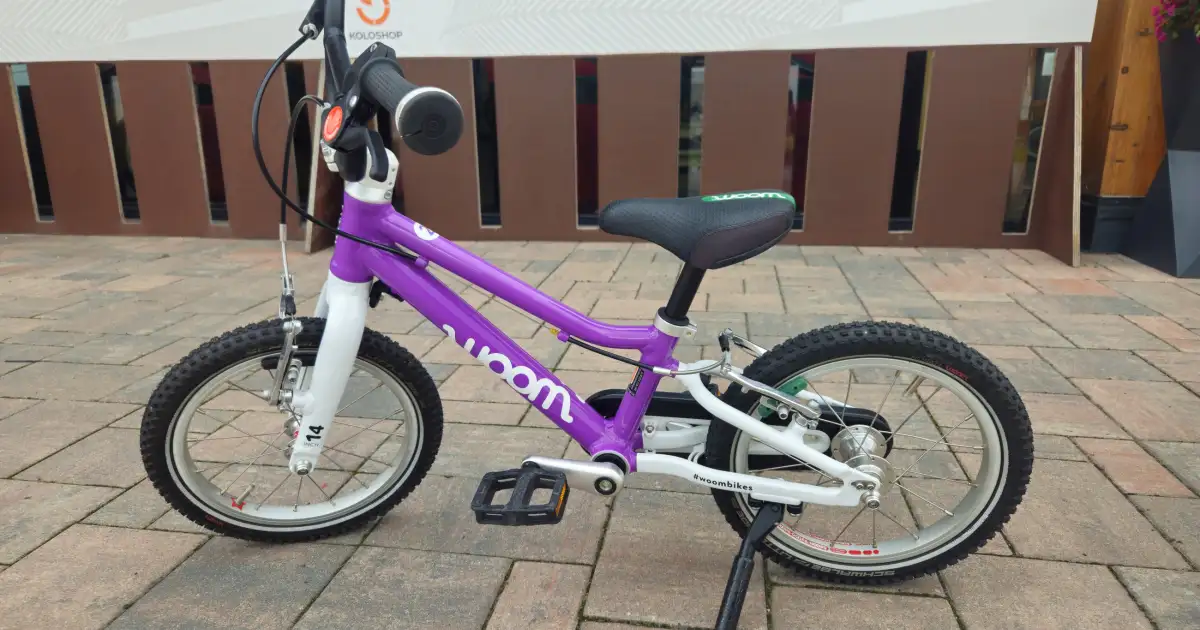 Woom 2 Purple 14 children's bike BAZAAR | Koloshop
